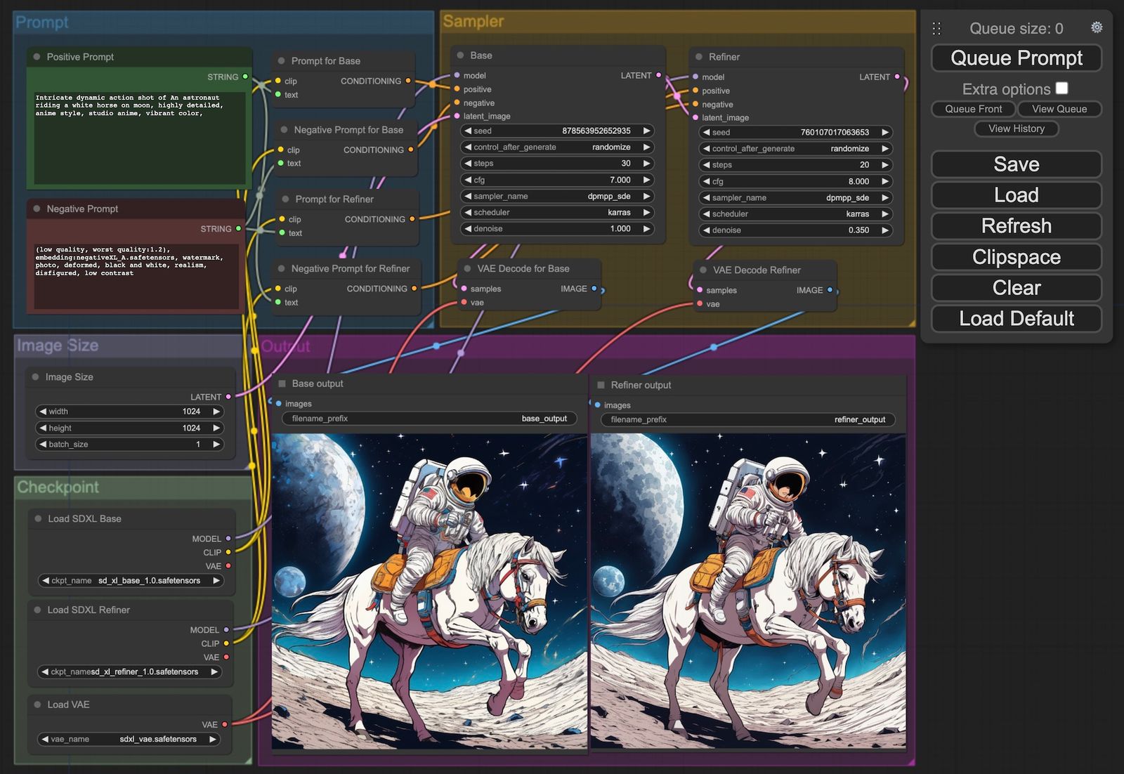 在 ComfyUI 上使用 SDXL 1.0
